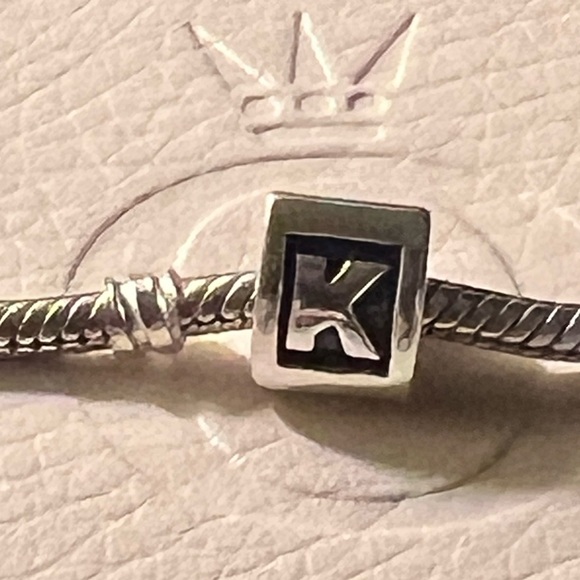 Pandora | Jewelry | Pandora Alphabet Initial Letter K Sterling Silver ...